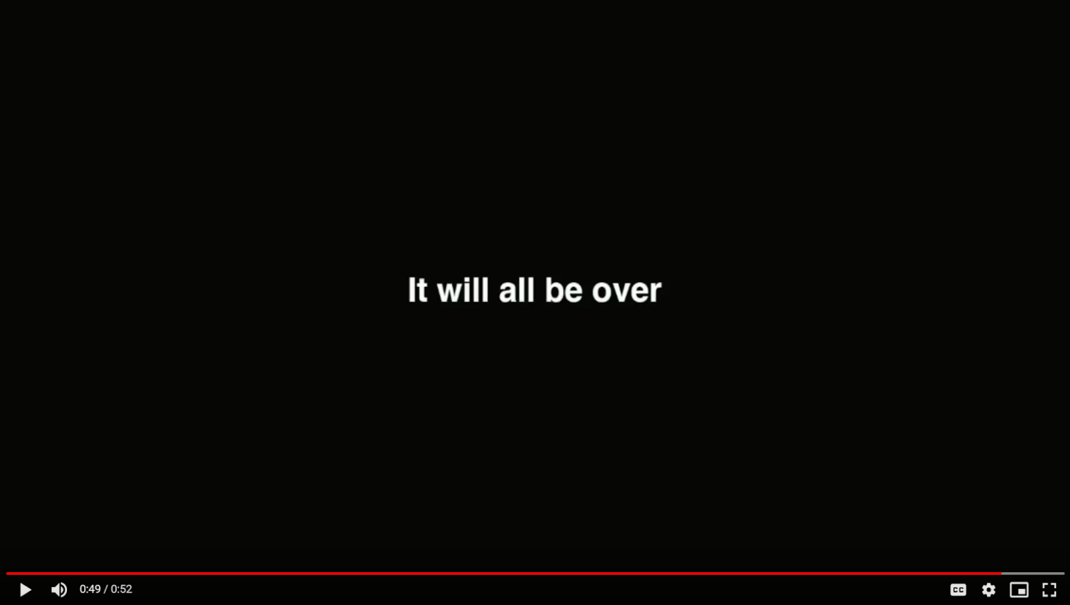 It will all be over - Crowdiate